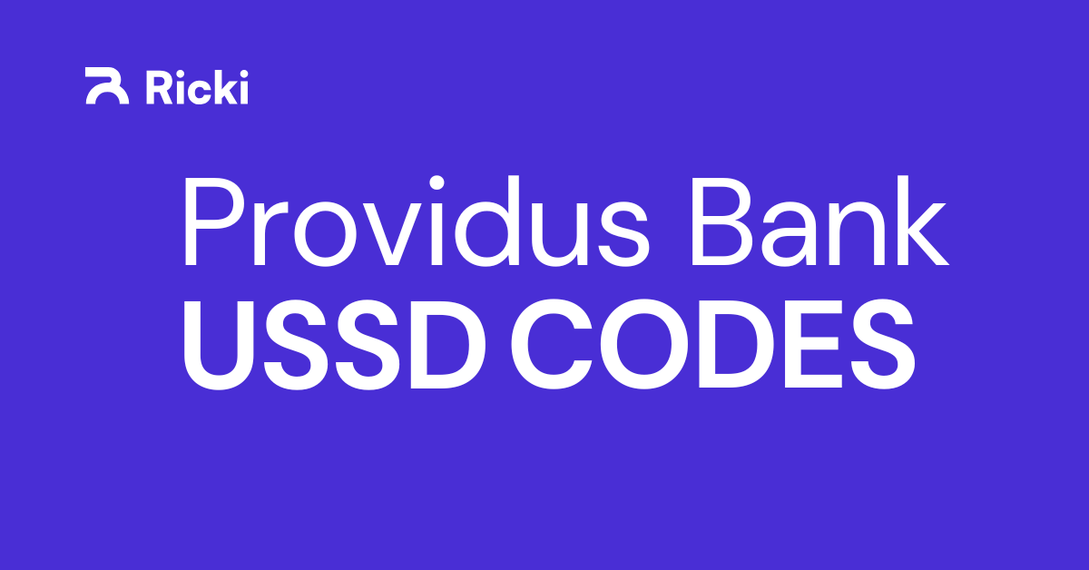 Providus Bank USSD Codes in Nigeria (2026) - Ricki